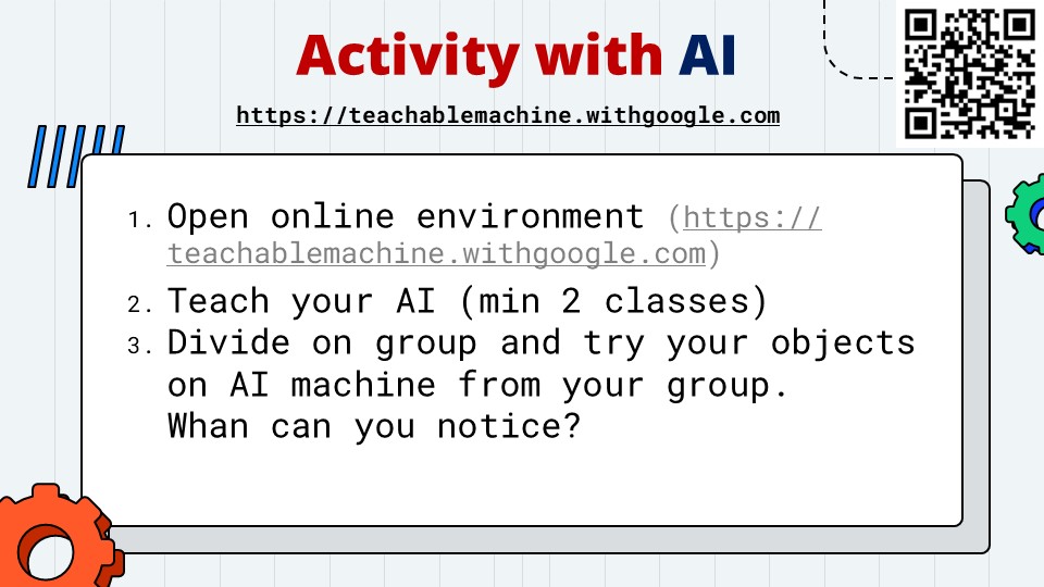 Workshop with Robotics, AI and 3D technology activities for MSc SmartEdTech students during ...