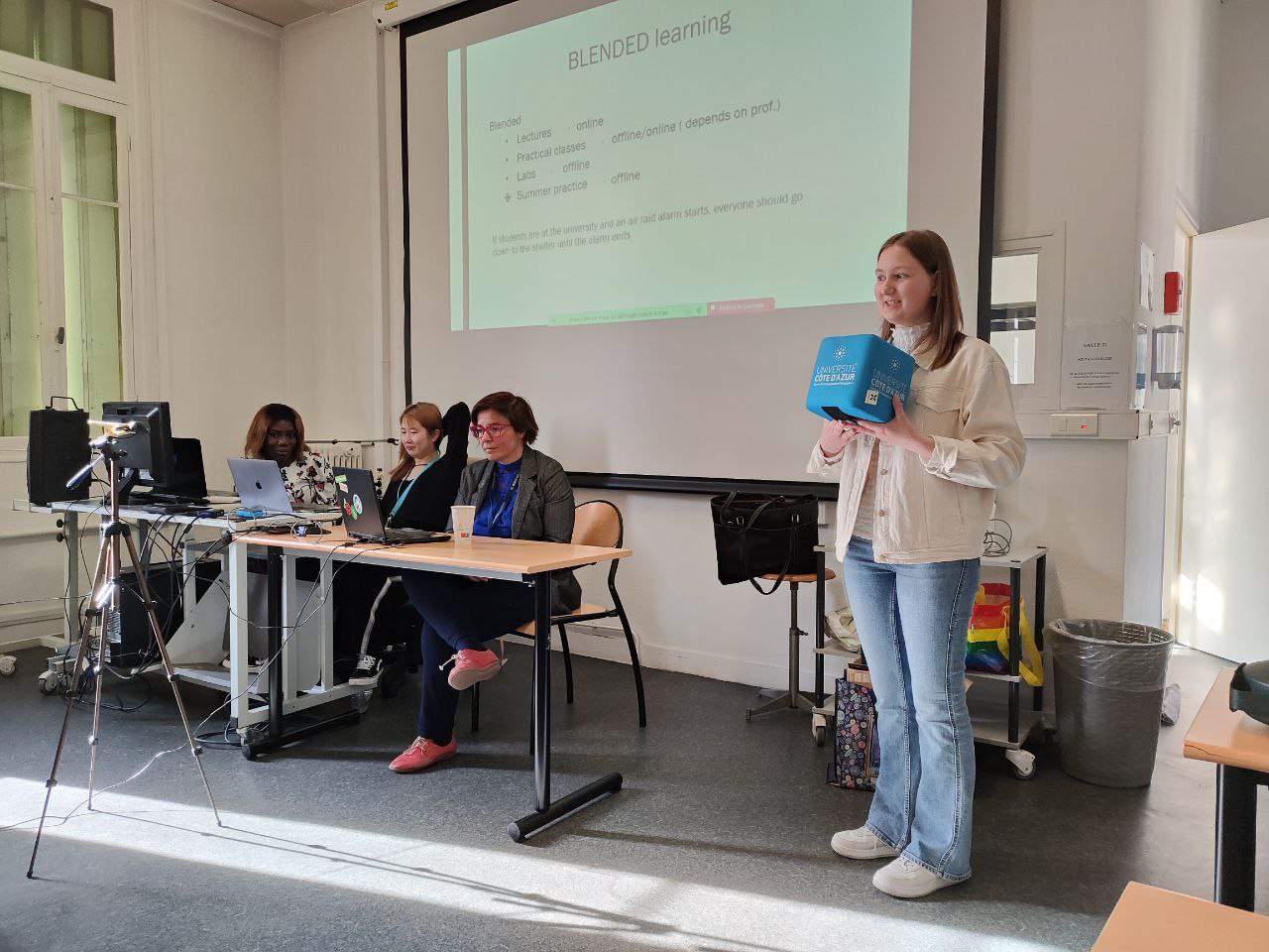 Workshop with Robotics, AI and 3D technology activities for MSc SmartEdTech students during ...